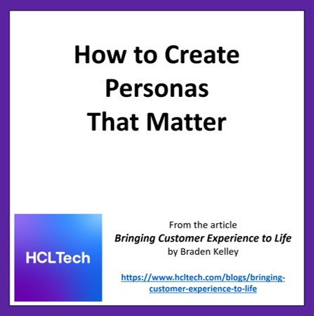 How to Create Personas That Matter | Human-Centered Change and Innovation